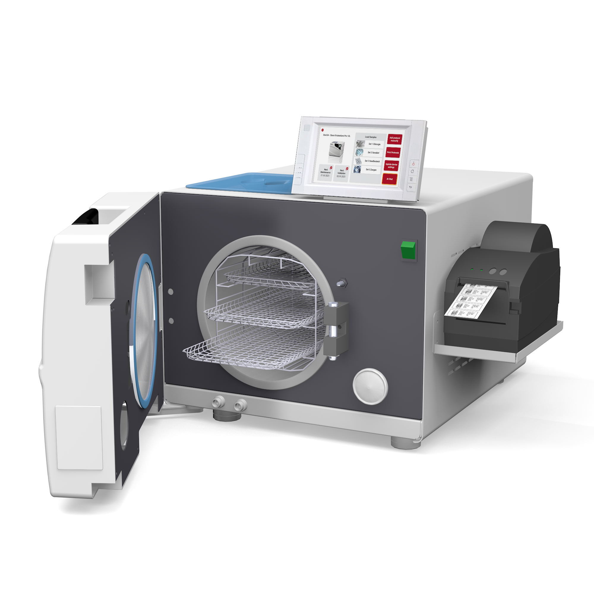 Klasse B Autoklav Premium 12L mit SteriTrace Pro Assistent | Exzellente ...