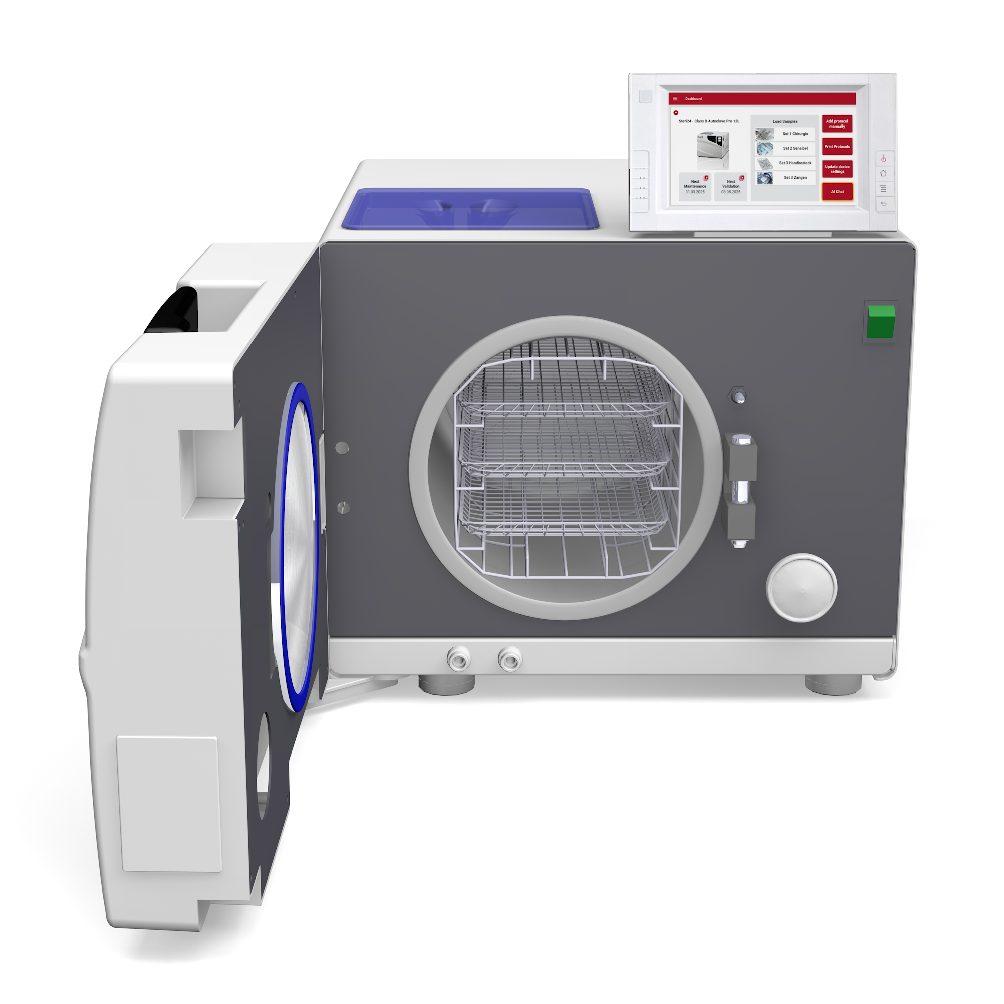 Klasse B Autoklav Premium 12L mit SteriTrace Pro Assistent | Exzellente ...